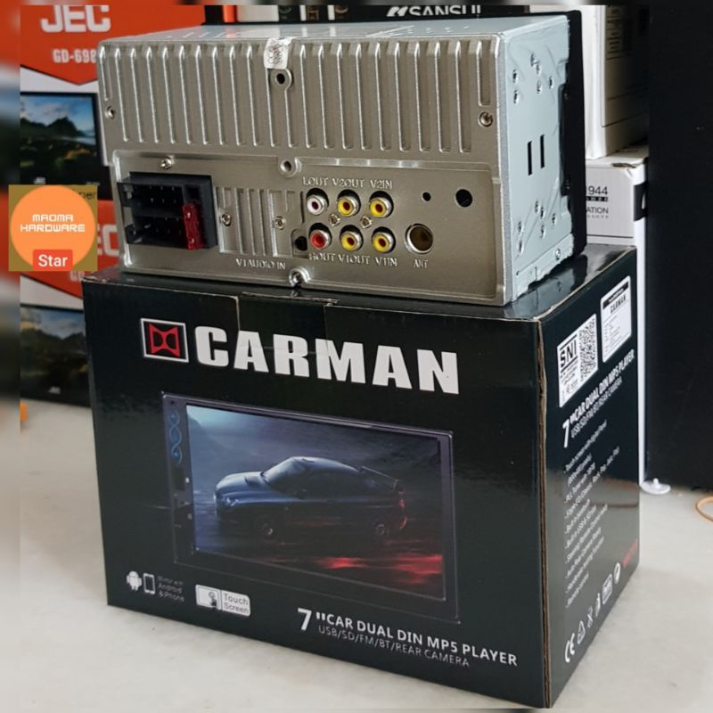 Jual TERMURAH PROMO HEAD UNIT DECLAS CARMAN MP5 MIRROR LINK 7 INCH ...