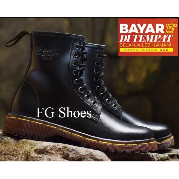 Jual Sepatu Pria dr martens docmart DM high 8 inchi hiking touring ...