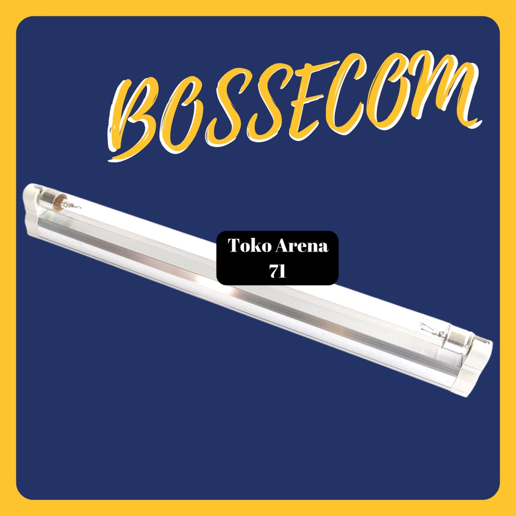 Jual LAMPU TL NEON BOSSECOM T5 LED TUBE 8W 8 W 1 SET KOMPLIT 8 WATT 8WATT | Shopee Indonesia
