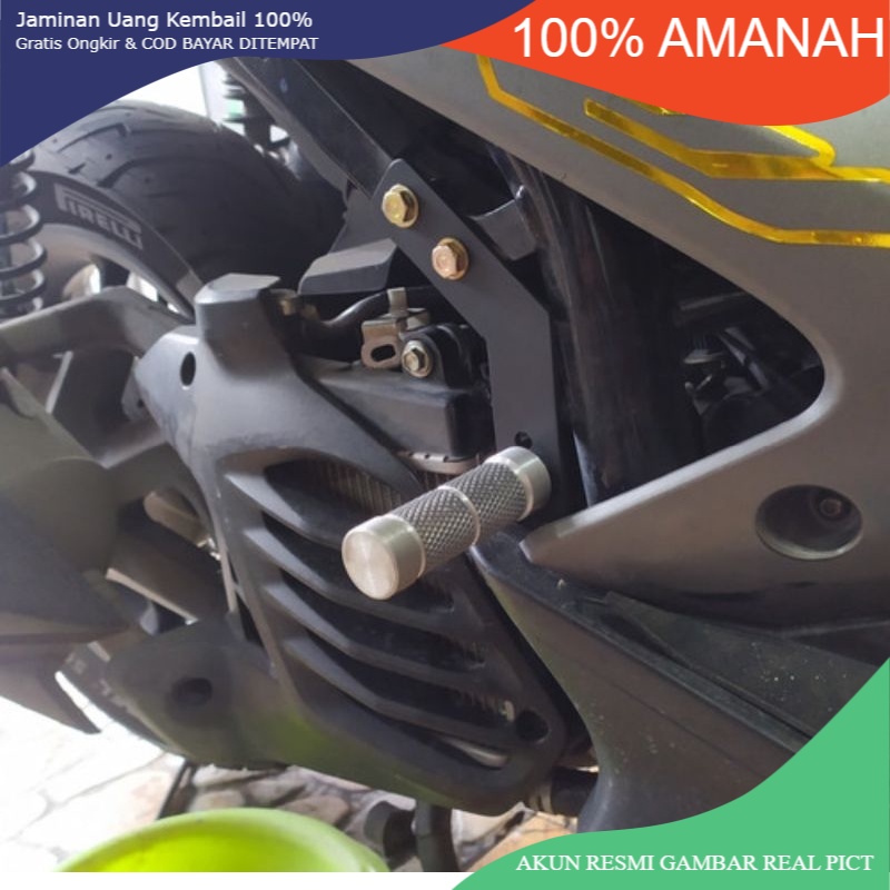 Jual FOOTSTEP UNDERBONE NMAX AEROX BAHAN PLAT BESI TEBAL | Shopee Indonesia