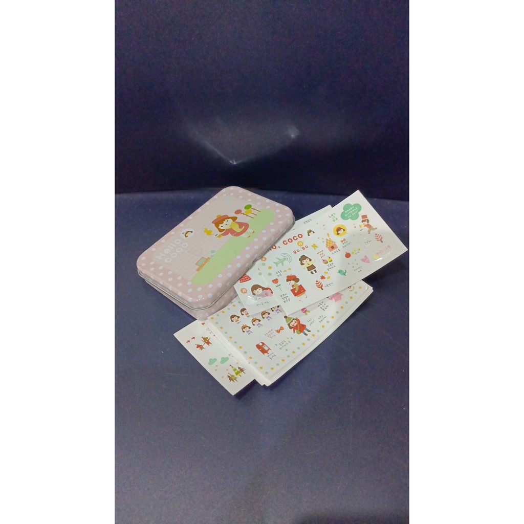 Jual label/sticker aneka motif dalam kaleng aneka model | Shopee Indonesia