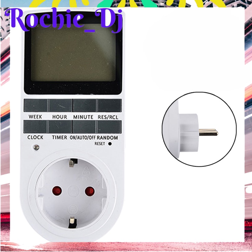 Jual TAFFWARE STOP KONTAK DIGITAL TIMER SWITCH PROGRAMMABLE TIMING ...