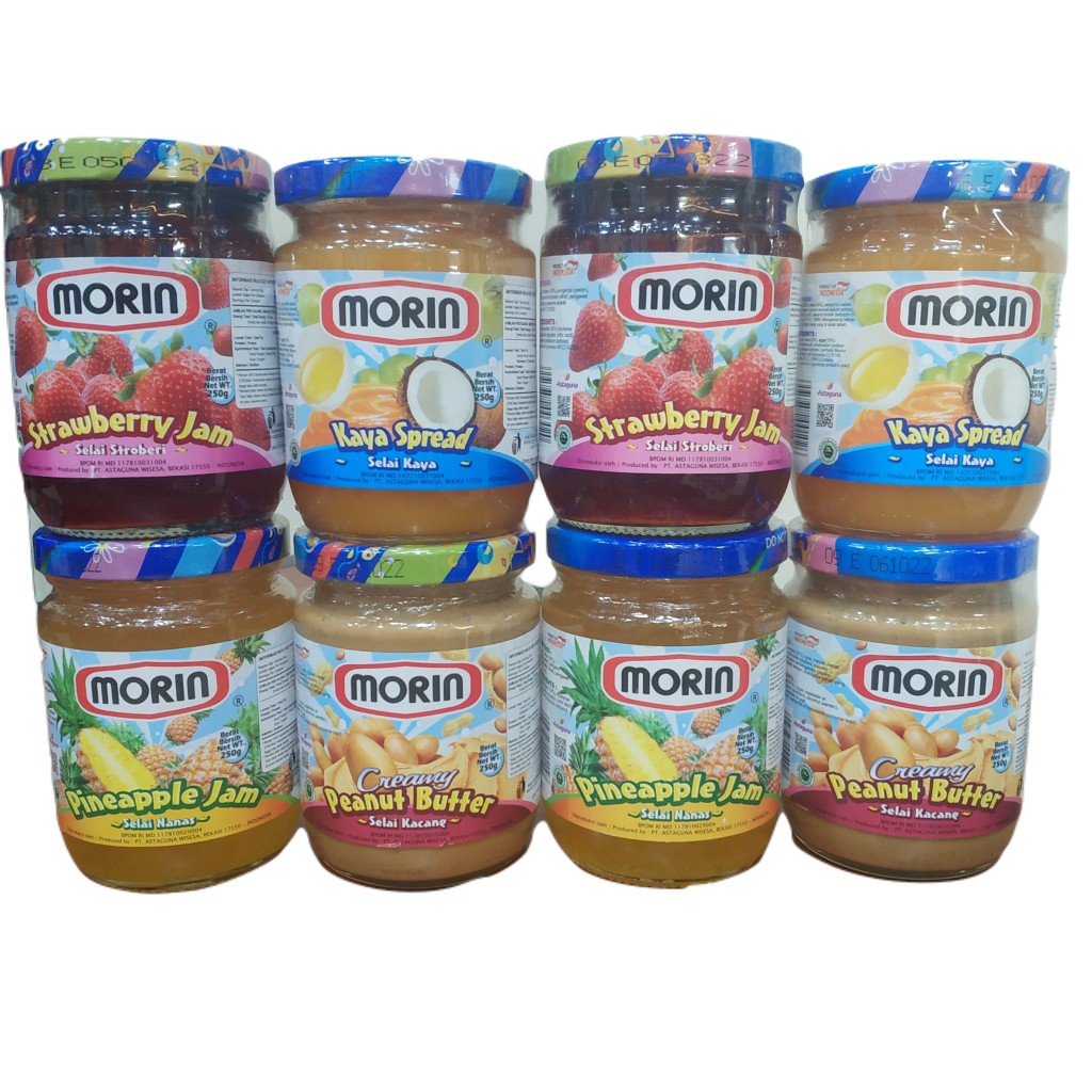 Jual MORIN Selai Jar Varian Rasa 250gr (Botol) | Shopee Indonesia