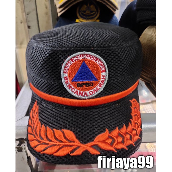 Jual topi bpbd komando logo list padikapas timbul | Shopee Indonesia