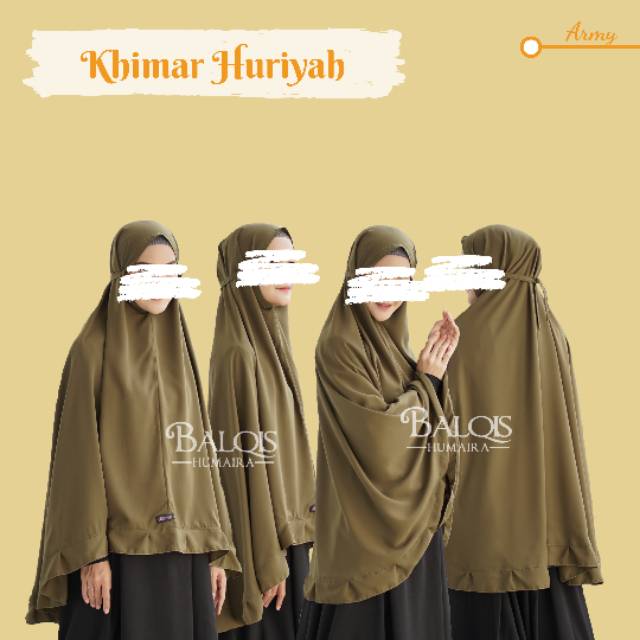 Jual KHIMAR INSTAN HURIYAH COUPLE MOM & KIDS WOLFIS LUX BY BALQIS ...