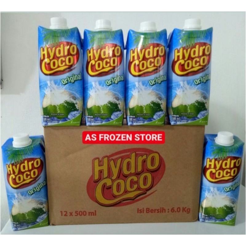 Jual Hydro Coco 500ml / Hydrococo 500ml 1 Dus 12 Pcs | Shopee Indonesia