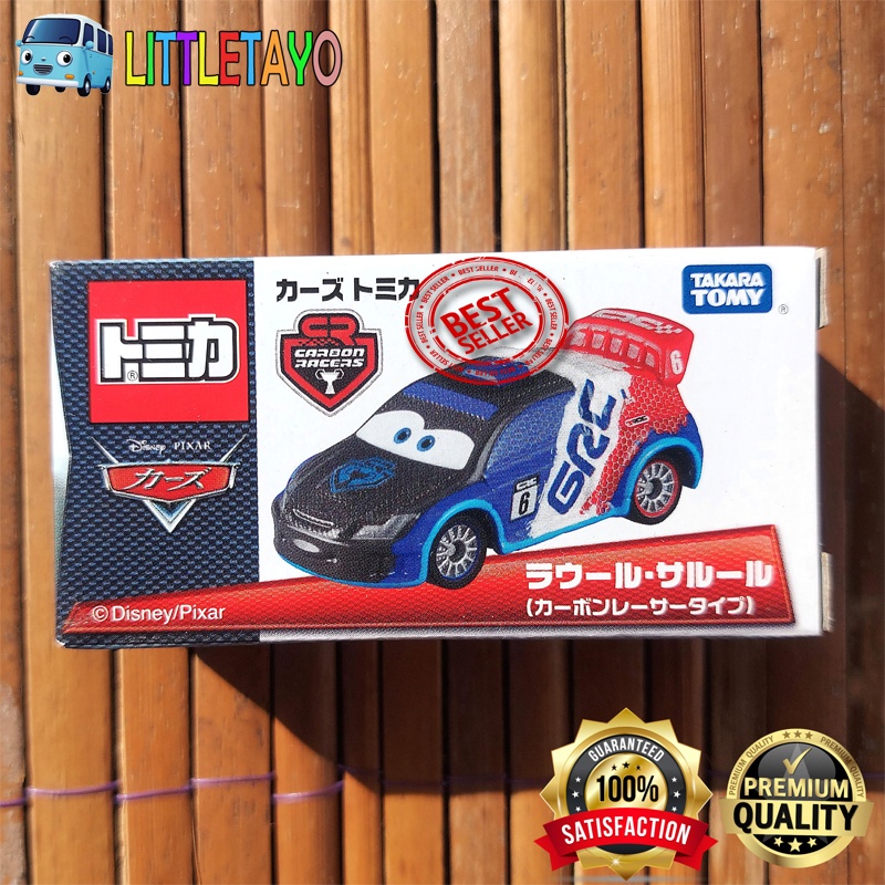 Jual TOMICA DISNEY CARS RAOUL CAROUL CARBON RACERS - McQUEEN PIXAR ...