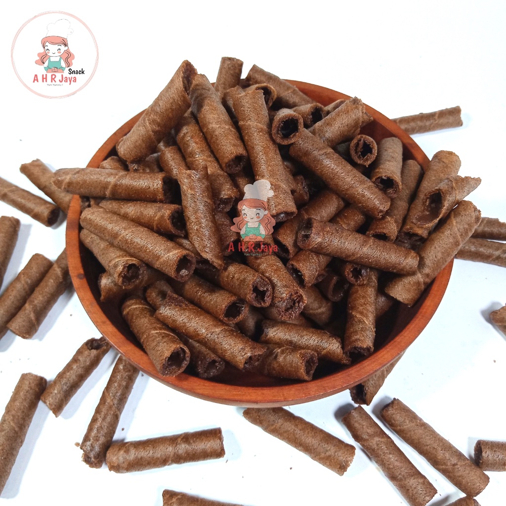 Jual WAFER STIK MINI COKLAT 1kg / WAFER ROLL COKELAT/ KILOAN | Shopee ...