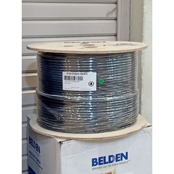 Jual kabel antena tv atau cctv RG6 belden per roll 305M | Shopee Indonesia