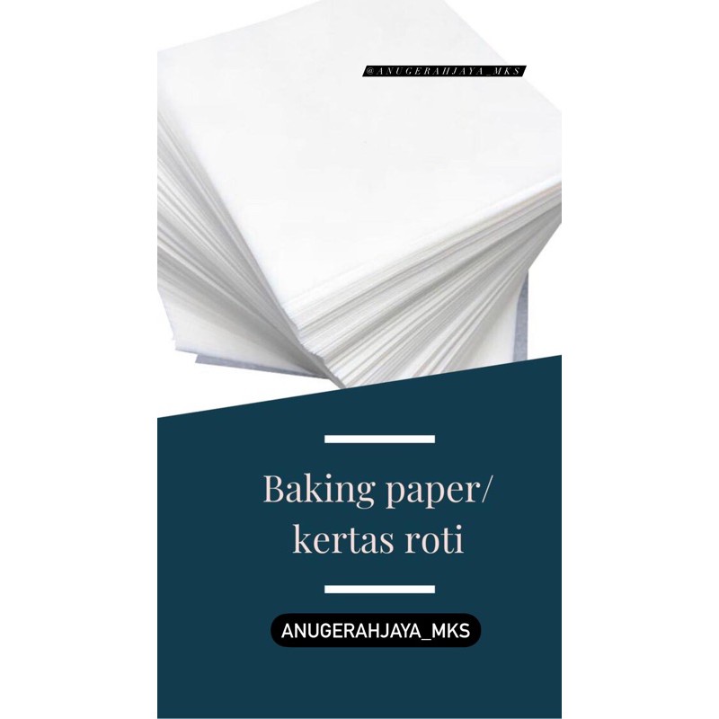 Jual [5 LEMBAR] KERTAS ROTI BESAR 90x120 CM Berkualitas , Baking paper ...
