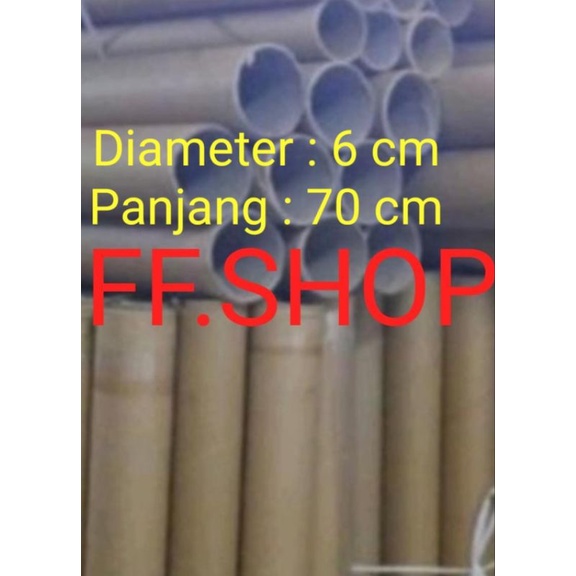Jual Selongsong/Bobin/Paper Core/Cones 6 x 70cm | Shopee Indonesia