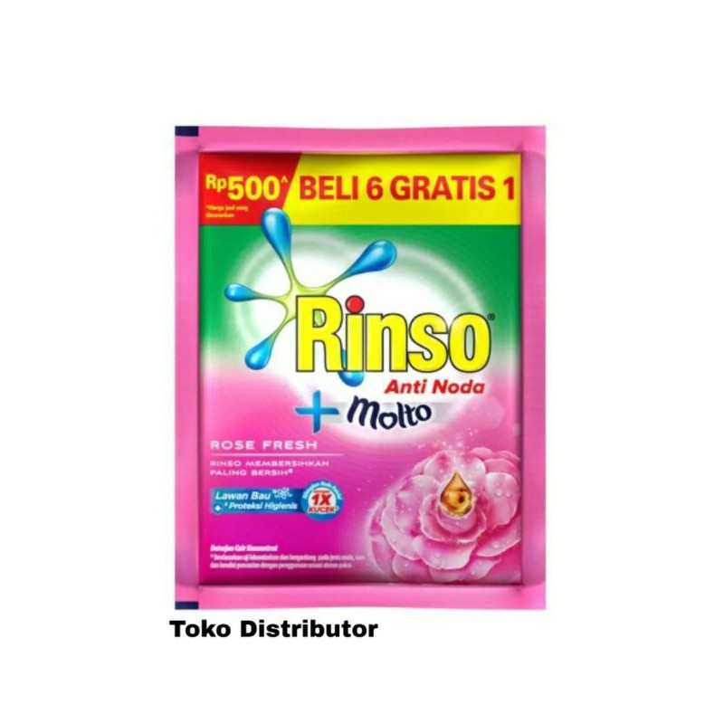 Jual Rinso Cair sachet(6+1) | Shopee Indonesia