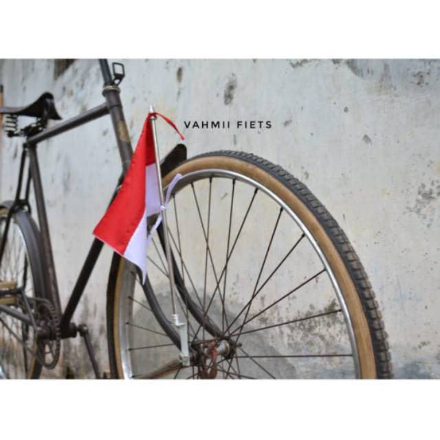 Jual Tiang cagak bendera silver sepeda onthel | Shopee Indonesia