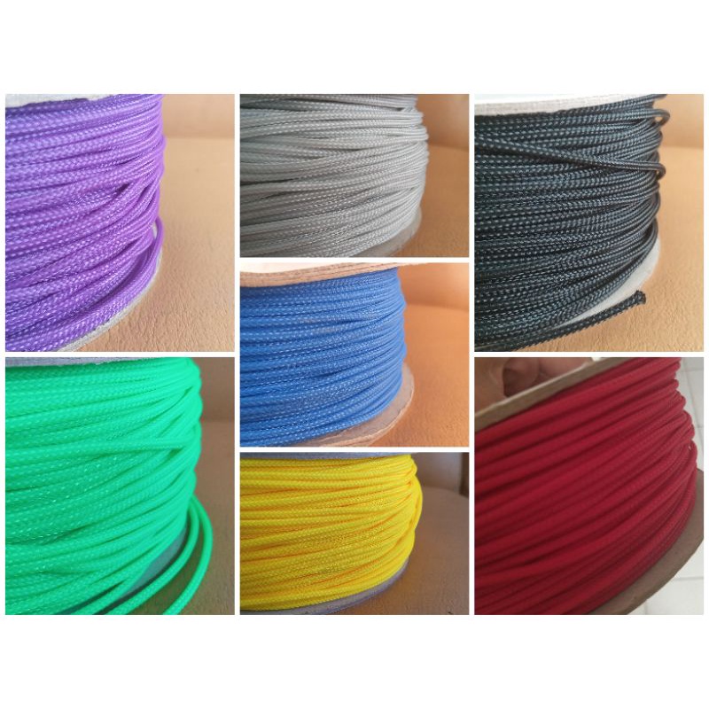 Jual [Per 1Meter] Braided Sleeve - Sleeving Cable Bungkus Kabel 2mm ...