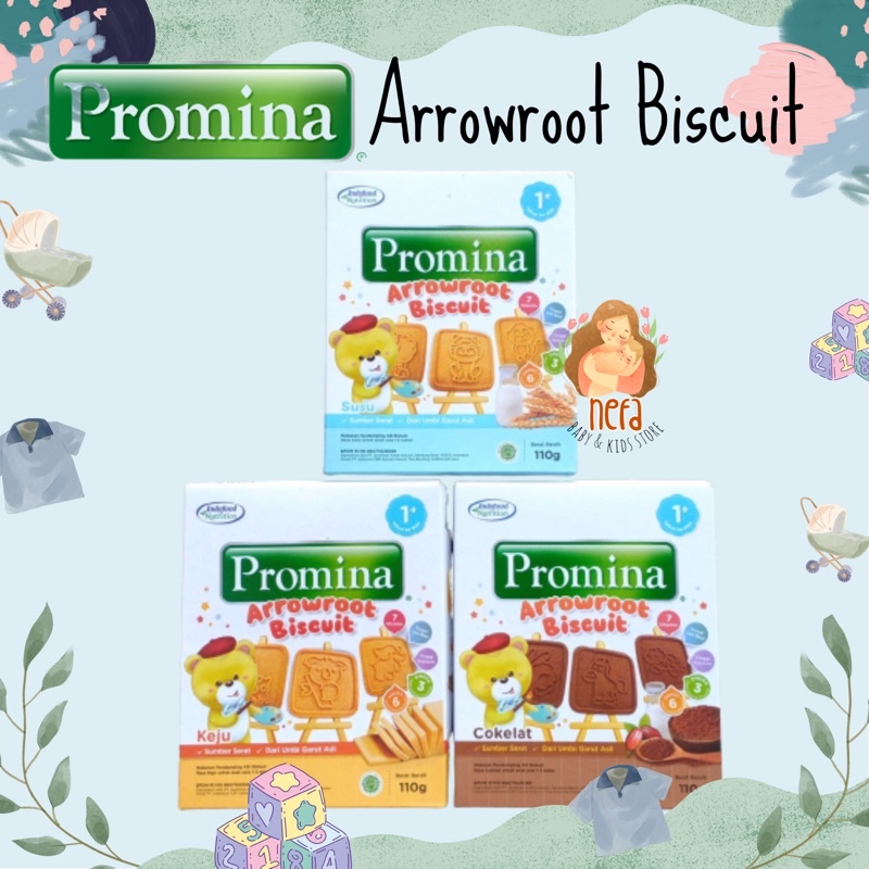 Jual PROMINA ARROWROOT BISCUIT 110GRAM / BISKUIT BAYI ANAK | Shopee ...