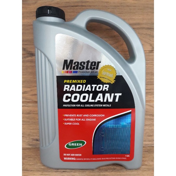 Jual AIR RADIATOR / RADIATOR COOLANT / MASTER RADIATOR COOLANT GALON 4L ...