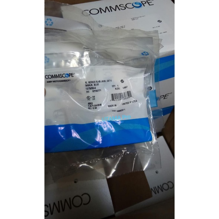 Jual Outlet data Modular Jack cat 5 amp commscope | Shopee Indonesia