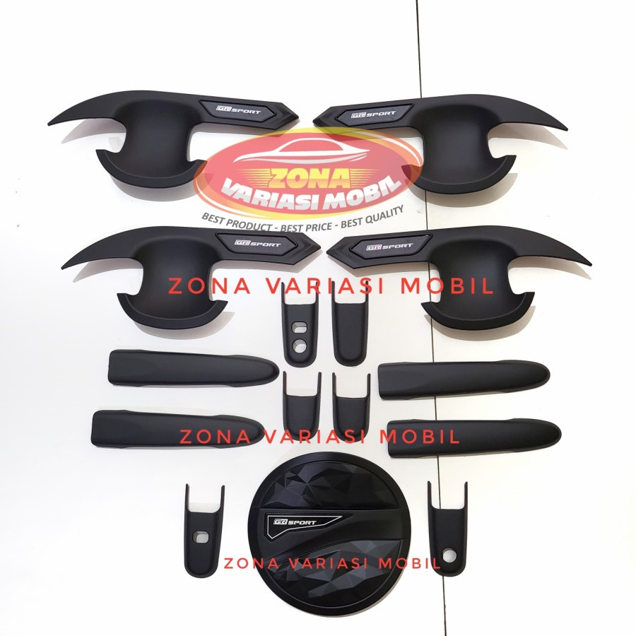 Jual COVER DOOR HANDLE - OUTER HANDLE - TANK COVER ALL NEW RUSH / TERIOS HITAM GR SPORT 2018 ...