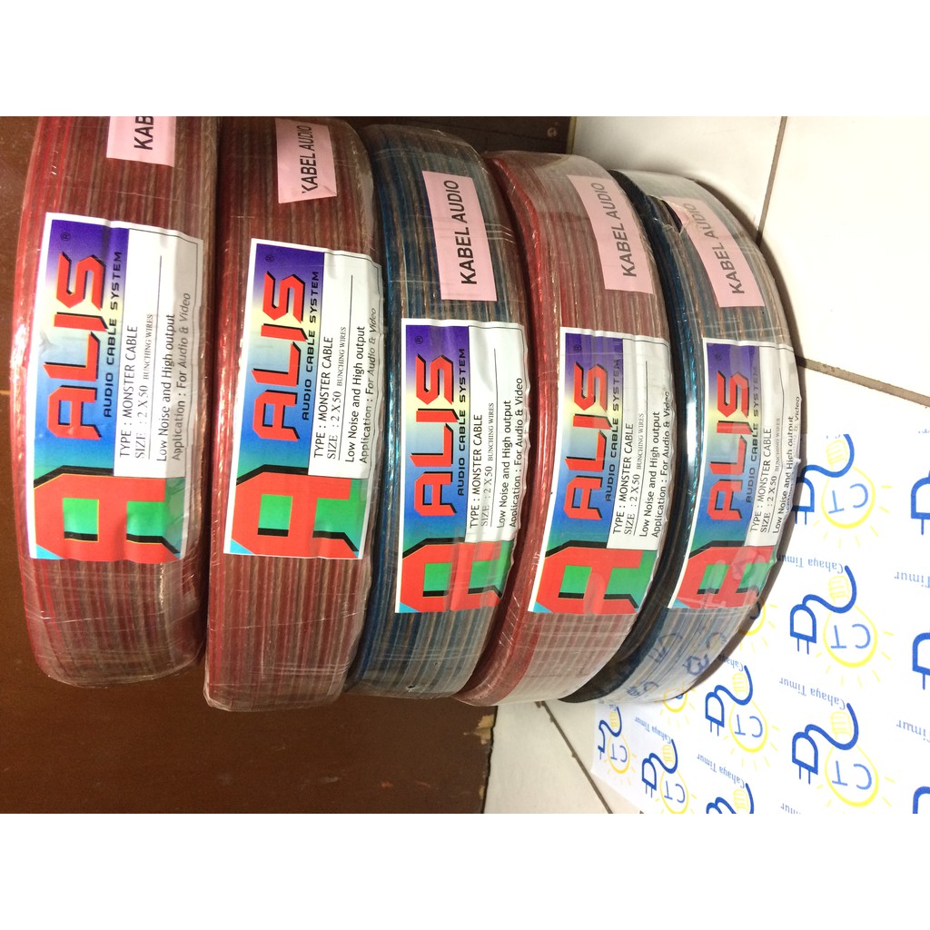 Jual Kabel Transparan ALIS 2x50 (SERABUT) | Shopee Indonesia