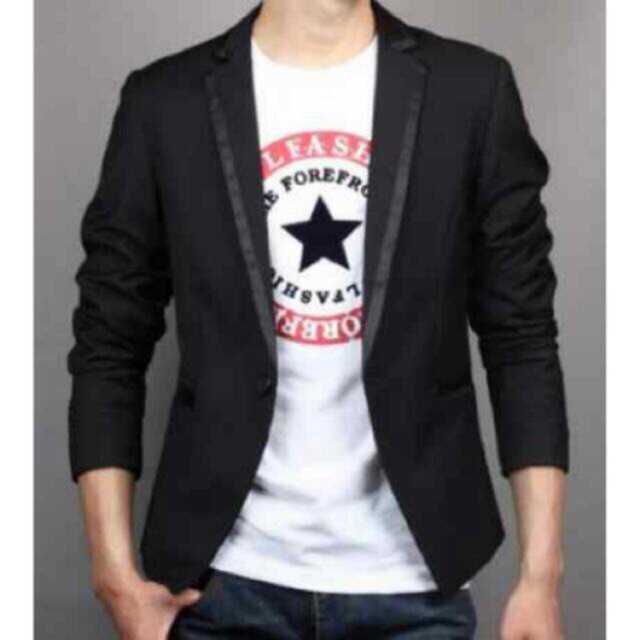 Jual jass hitam / blazer hitam / jass stylist | Shopee Indonesia