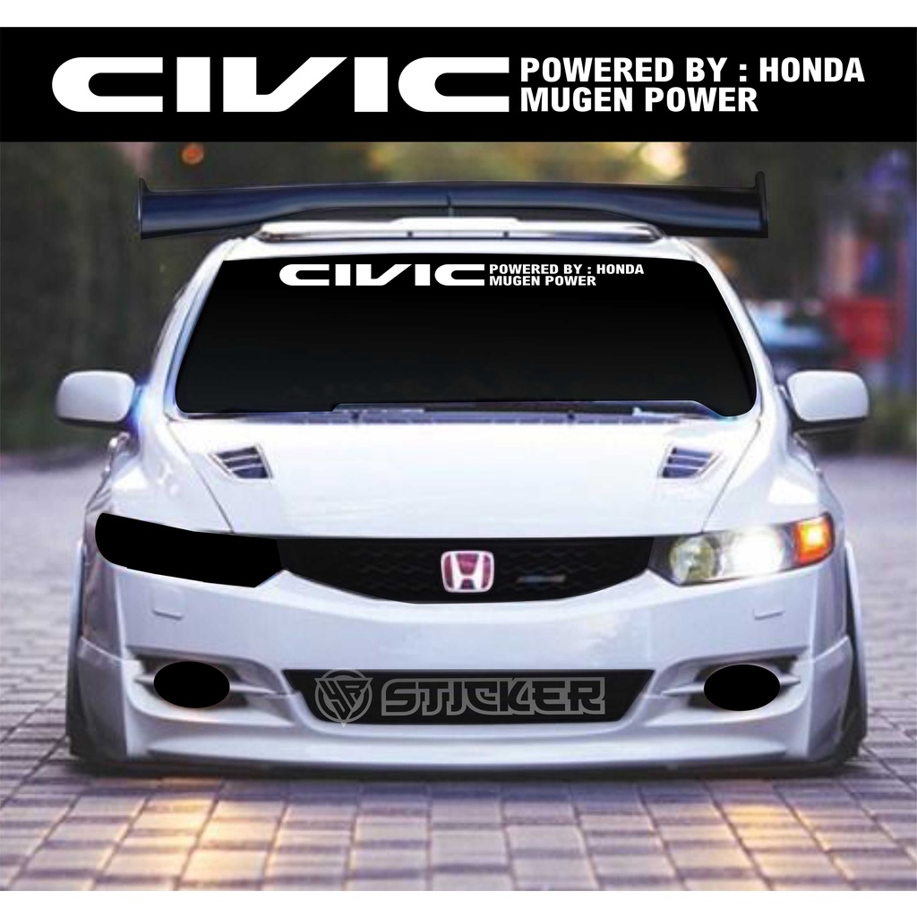 Jual STICKER KACA MOBIL HONDA CIVIC MUGEN TERBARU | Shopee Indonesia