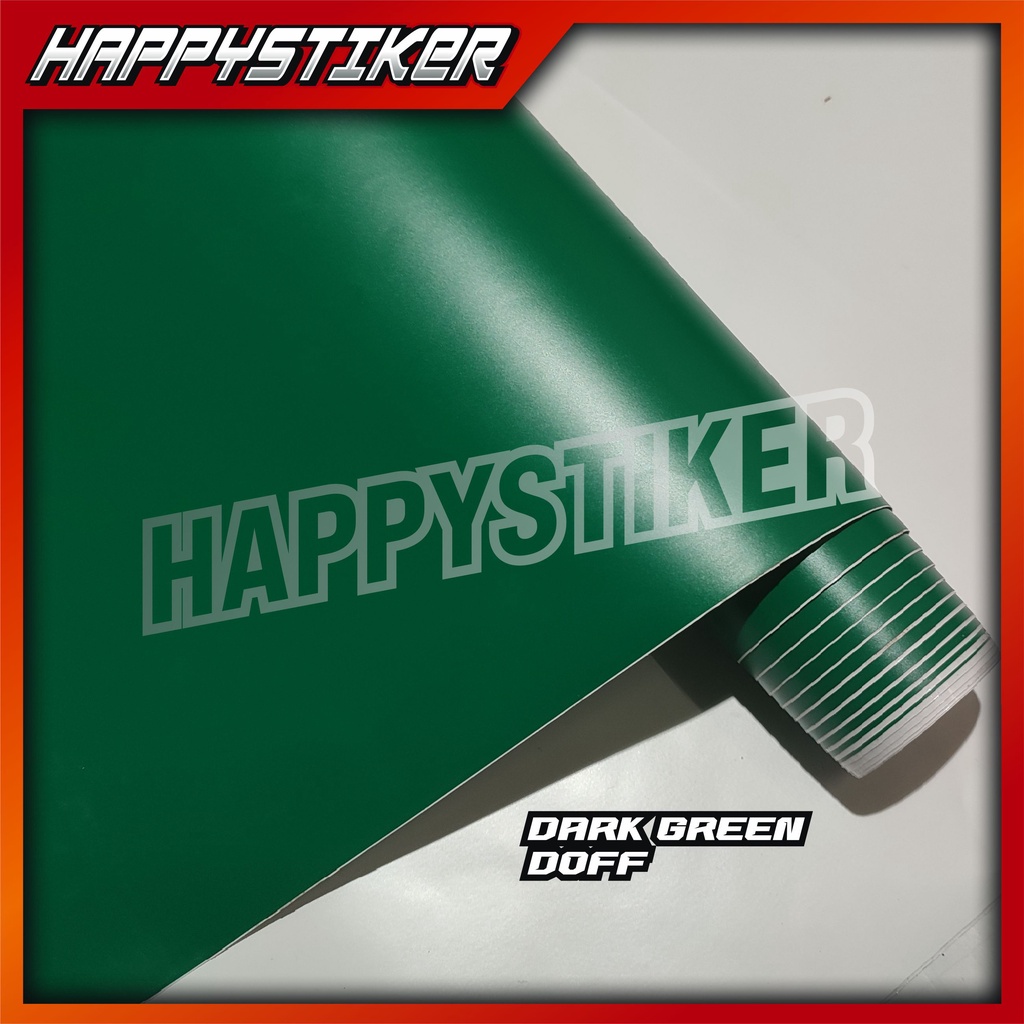 Jual Sticker Skotlet Dark Green / Sticker Hijau Army / Skotlet Hijau ...