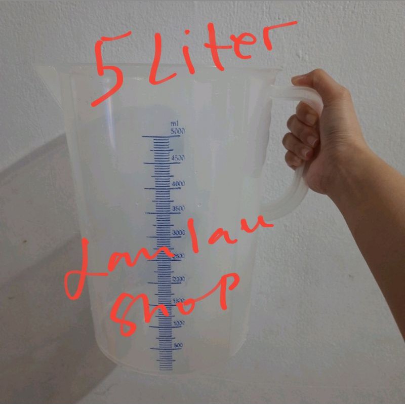 Jual Gelas Takar 5 Liter Green Leaf 1835 Lebih Tebal dan Kuat / Gelas ...