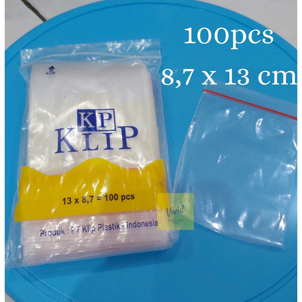 Jual Plastik Klip Kp 8 7 X 13 Cm Klip Plastik Bening 100 Pcs