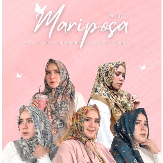 Jual Mariposa Series / Ninano Label / Hijab segi empat motif voal /Jilbab segi empat motif voal ...