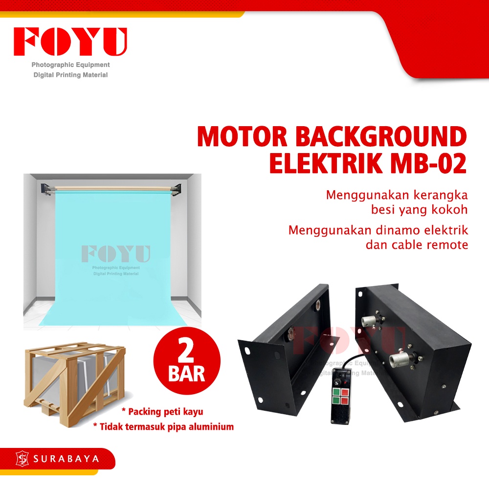 Jual Motor Expander Background Elektrik Kerangka Full Besi Isi 2 Slot ...