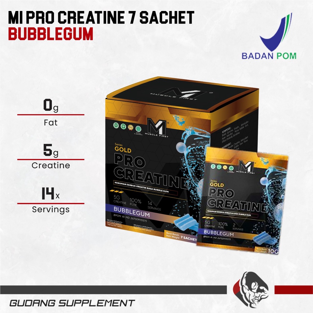 Jual M1 Muscle First Pro Creatine 7 Sachet 14 Servings M1 Creatine ...