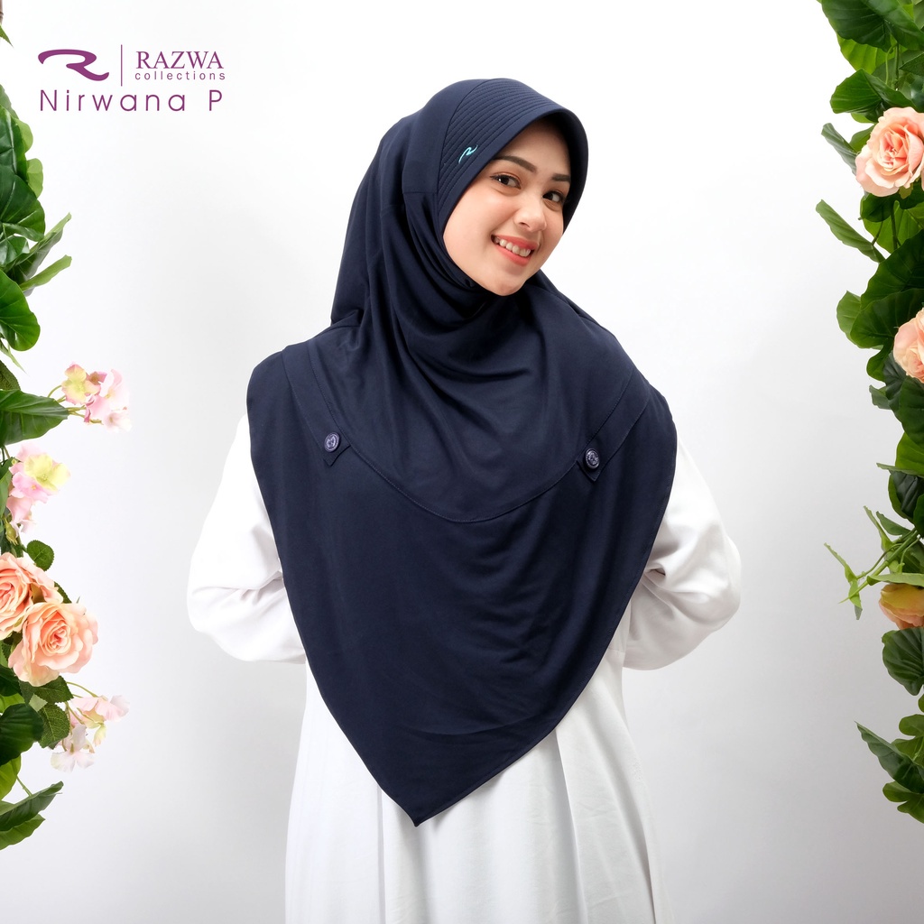 Jual Razwa Nirwana - Hijab daily instant jersey premium - All Variant ...