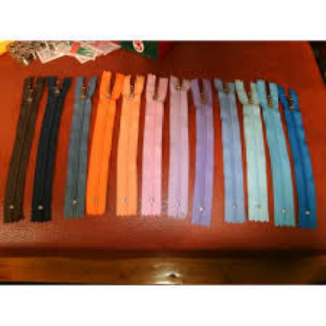 Jual Rit sleting biasa 30cm / resleting / zipper Merk ykk dan kcc ...
