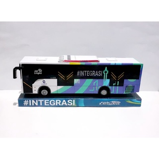 Jual Miniatur Papercraft Bus Transjakarta #INTEGRASI jaklingko | Shopee ...