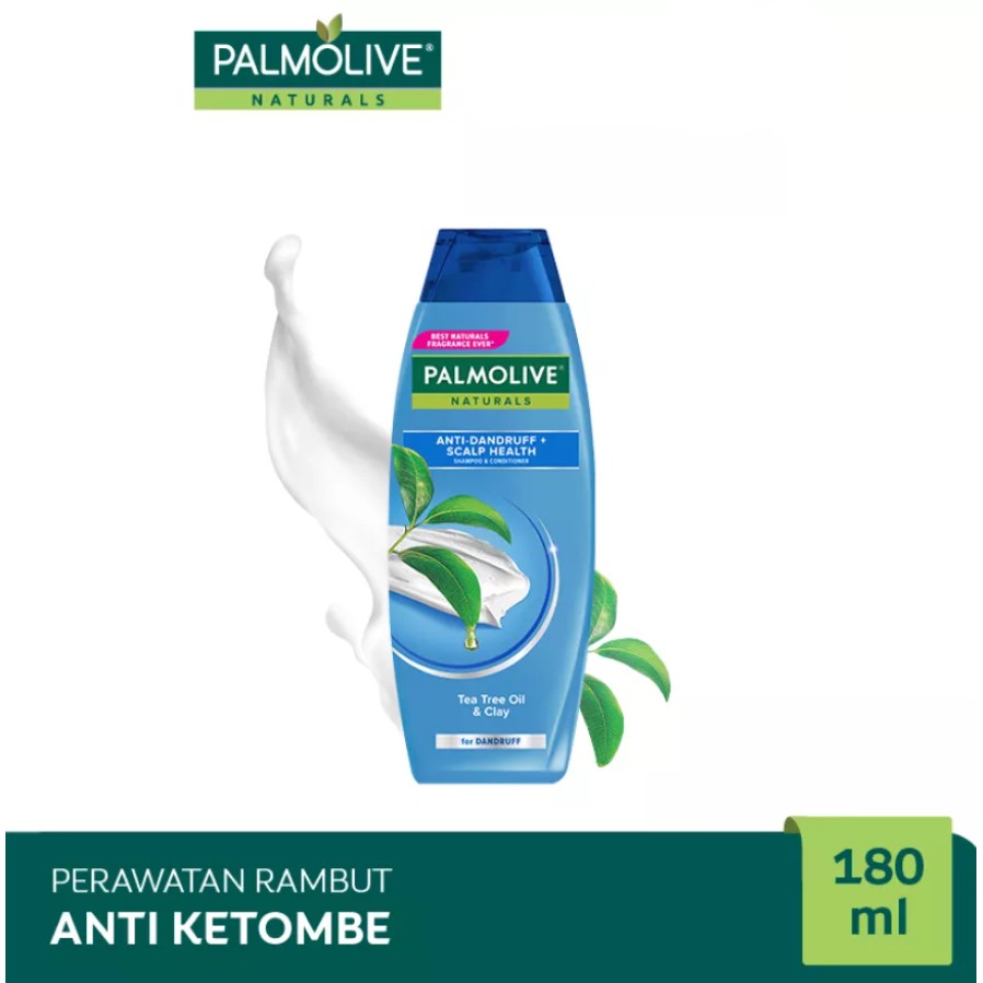 Jual Palmolive Naturals Anti Dandruff Tea Tree and Eucalyptus Shampoo ...