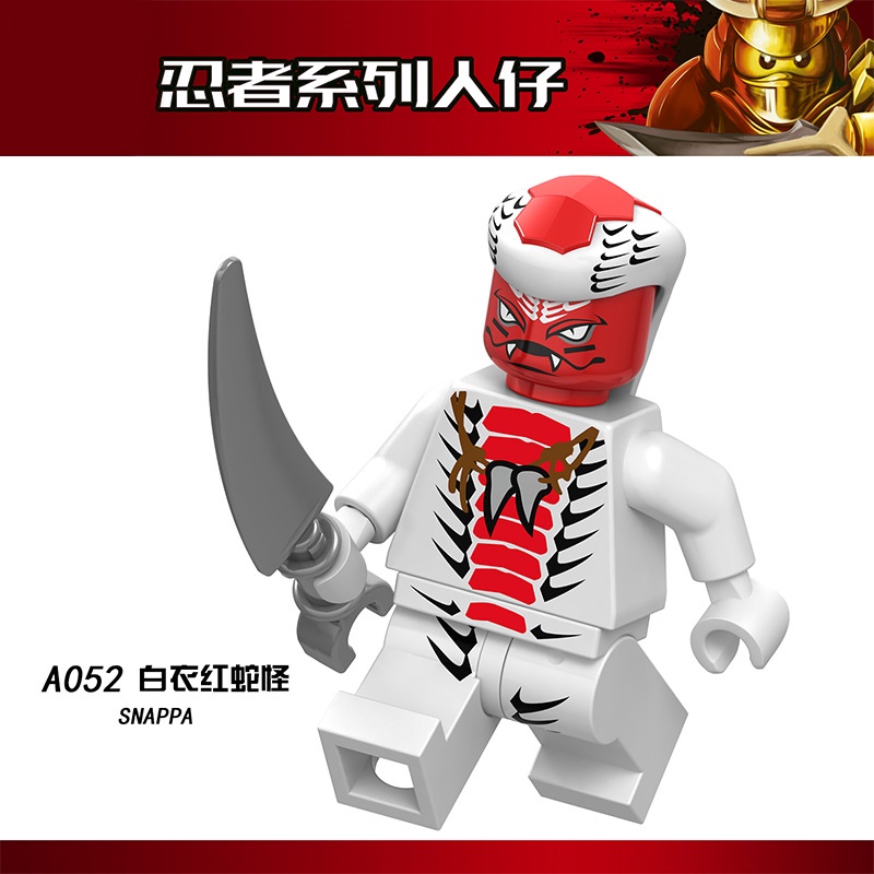 Jual Mainan Anak Edukasi Koleksi Figure Ninja Go Snappa Snake Ninjago ...