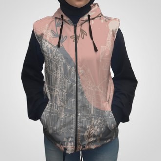 Jual Rompi Printing Parasut Wanita Pria Vest Hoodie Olahraga Running ...