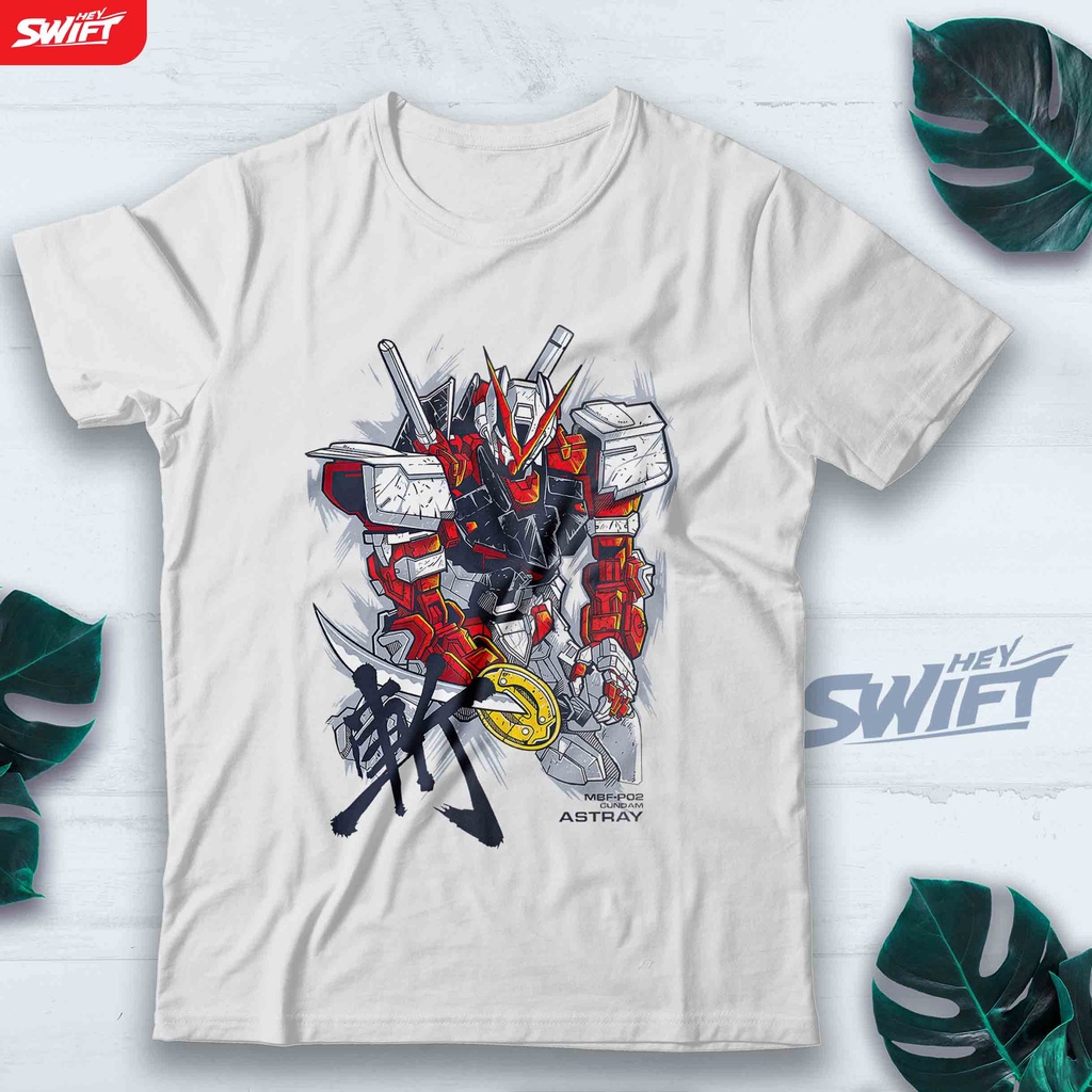 Jual KAOS Astray Red Frame MBf-P02 Gundam TSHIRT BAJU DISTRO | Shopee ...