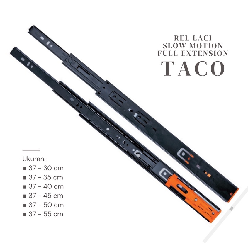 Jual TACO Rel Laci Slow Motion Full Extension | Shopee Indonesia