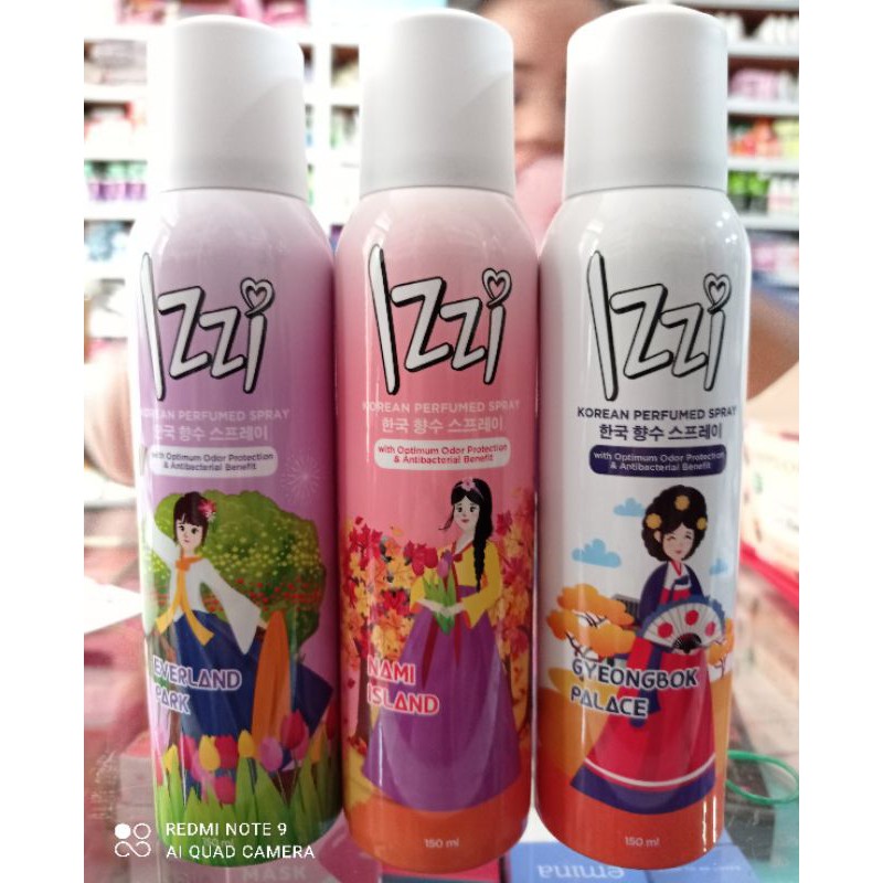 Jual Parfum izzi 150ml kaleng Izzy / izy / Izi korean perfumed spray ...