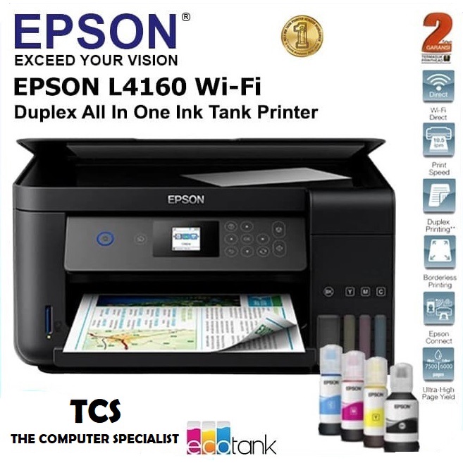 Jual Printer Epson L4160 Multifungsi Print/Scan/Copy Wi-Fi | Shopee ...