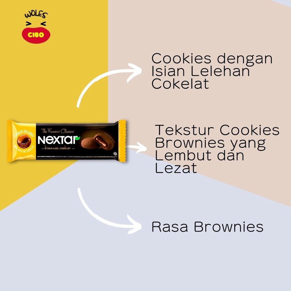 Jual Nextar Nastar Brownies / Nanas / Blueberry 1 Box Isi 10 Pcs 34 gr ...