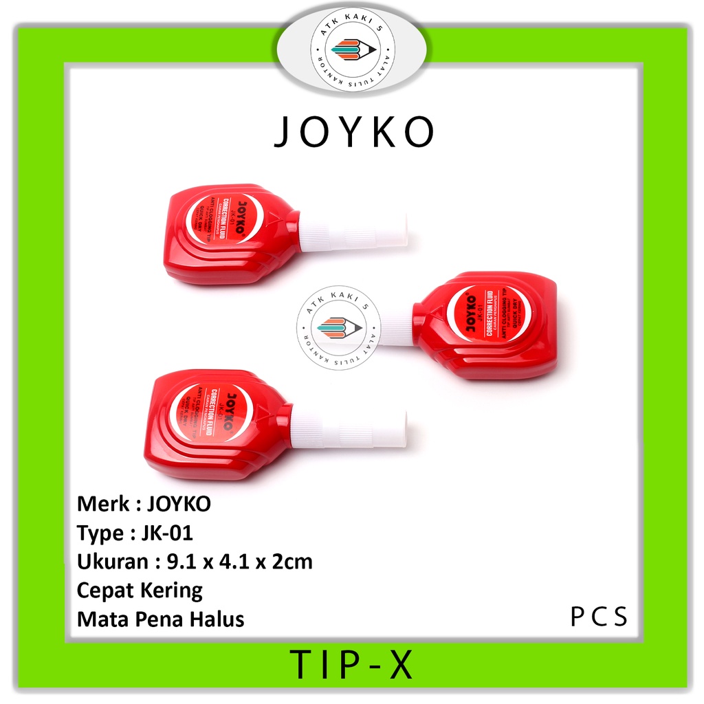 Jual JOYKO - JK-01 Tip-x Cair - PCS | Shopee Indonesia