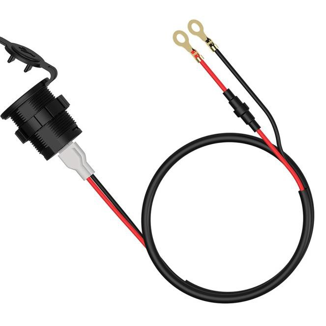 Jual Acc USB Charger Motor 2 Port 4.2A with LED Display Voltmeter-Black ...