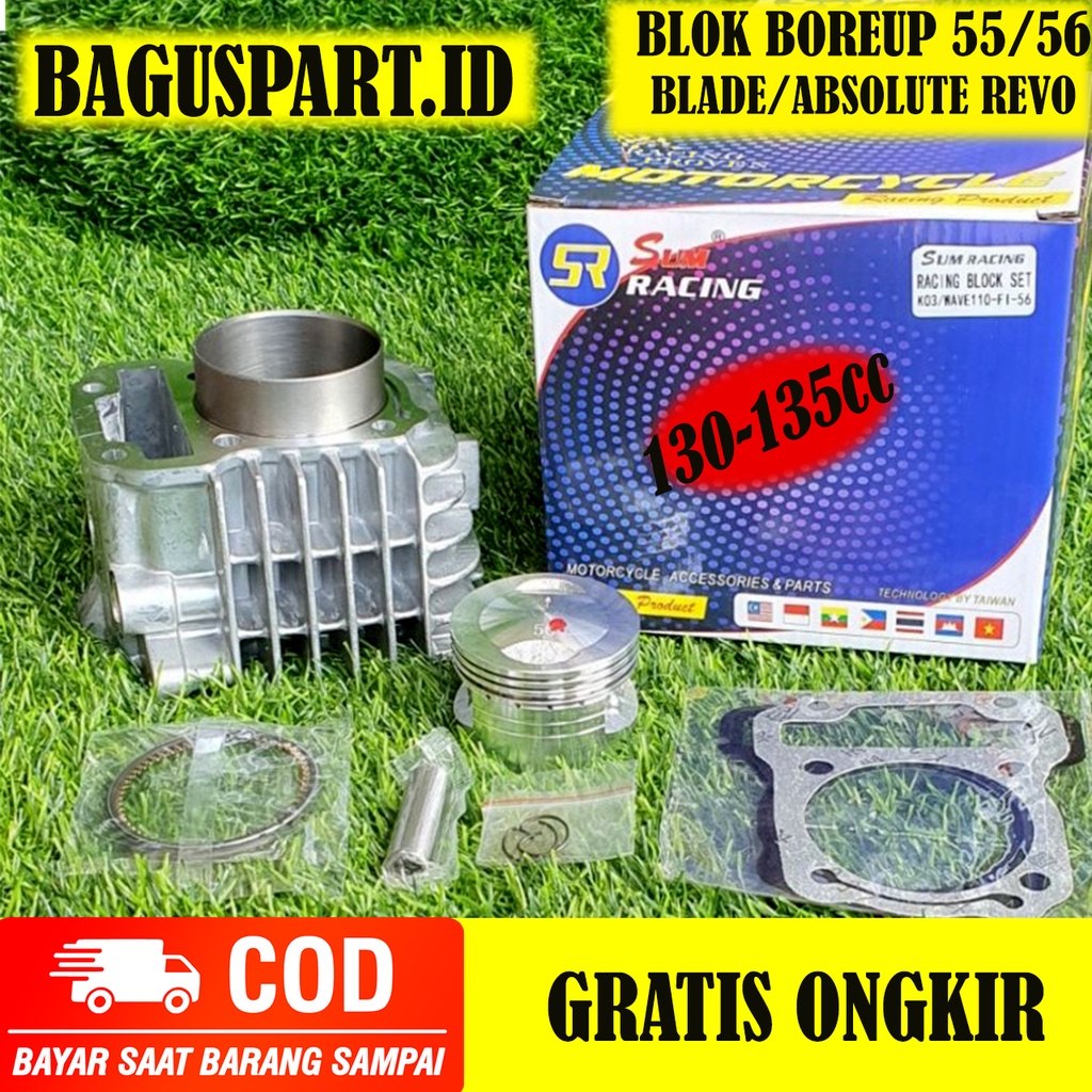 Jual BLOK BORE UP 53 55 56 BLADE KARBU FI KWB ABSOLUTE REVO FI SUM RACING | Shopee Indonesia