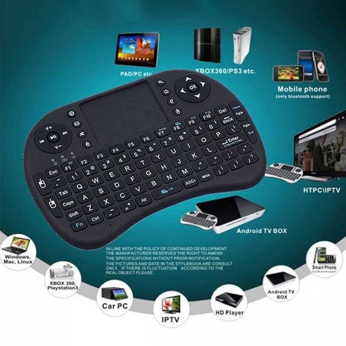 Jual Rechargeable Mini Wireless Keyboard For Android Tv Box mini i8 ...