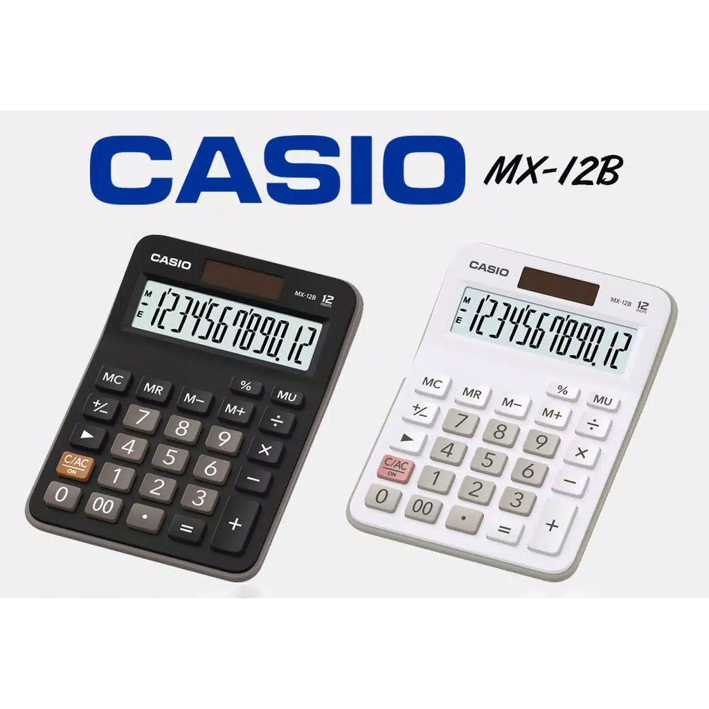 Jual Kalkulator CASIO MX 12B Original - Kalkulator 12 Digit - 2 Power - Layar Besar - Ukuran ...