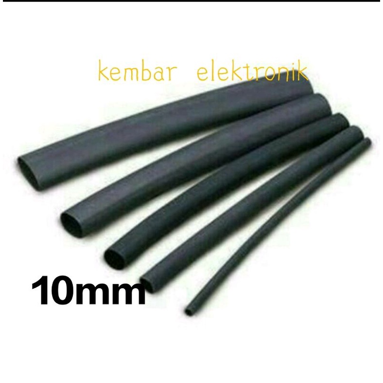 Jual Heat Shrink / Isolasi Bakar / Selang Bakar 10 mm per meter ...