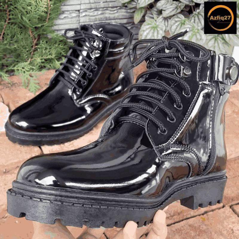 Jual Sepatu Pdh Terbaru Tni Polri Security Basarnas Original Mengkilap ...