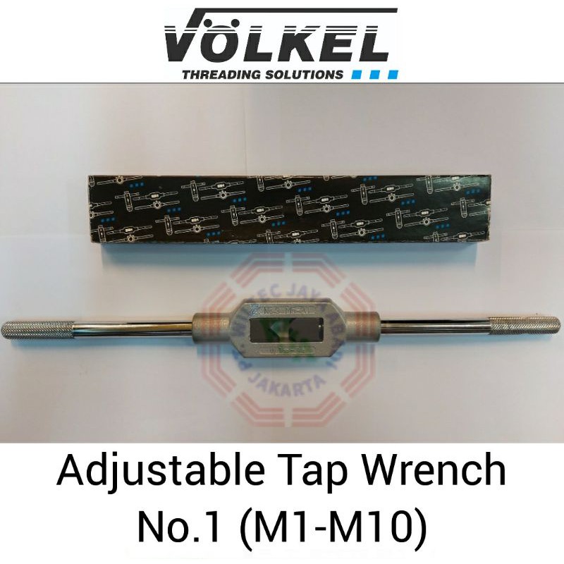 Jual Adjustable Tap Wrench / Handle Tap No. 1 (M 1 - 10) Merek VOLKEL ...